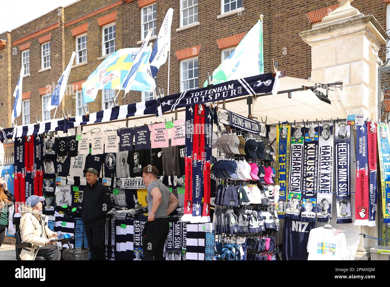 Tottenham Hotspur Stadium, London, UK. 15th Apr, 2023. Premier League ...