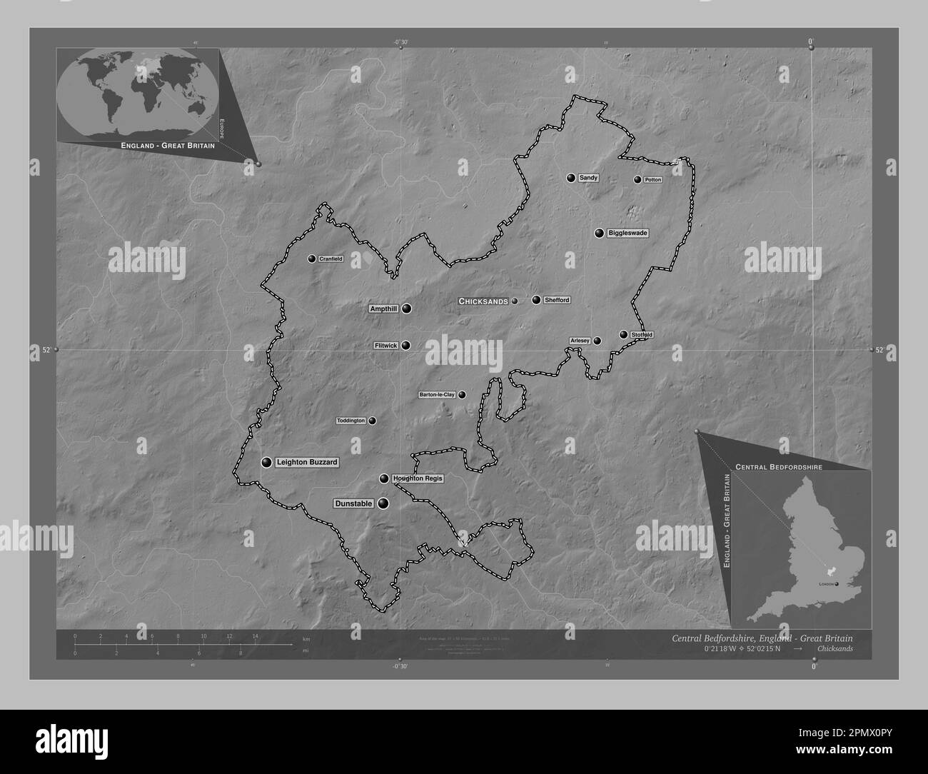 Central Bedfordshire, administrative county of England - Great Britain ...