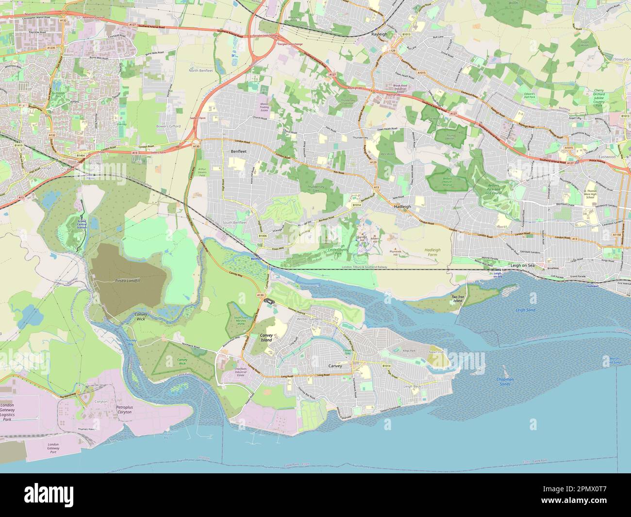Castle Point, non metropolitan district of England - Great Britain ...