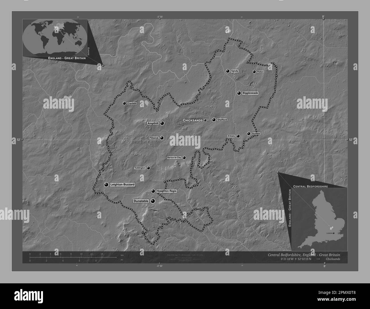 Central Bedfordshire, administrative county of England - Great Britain ...