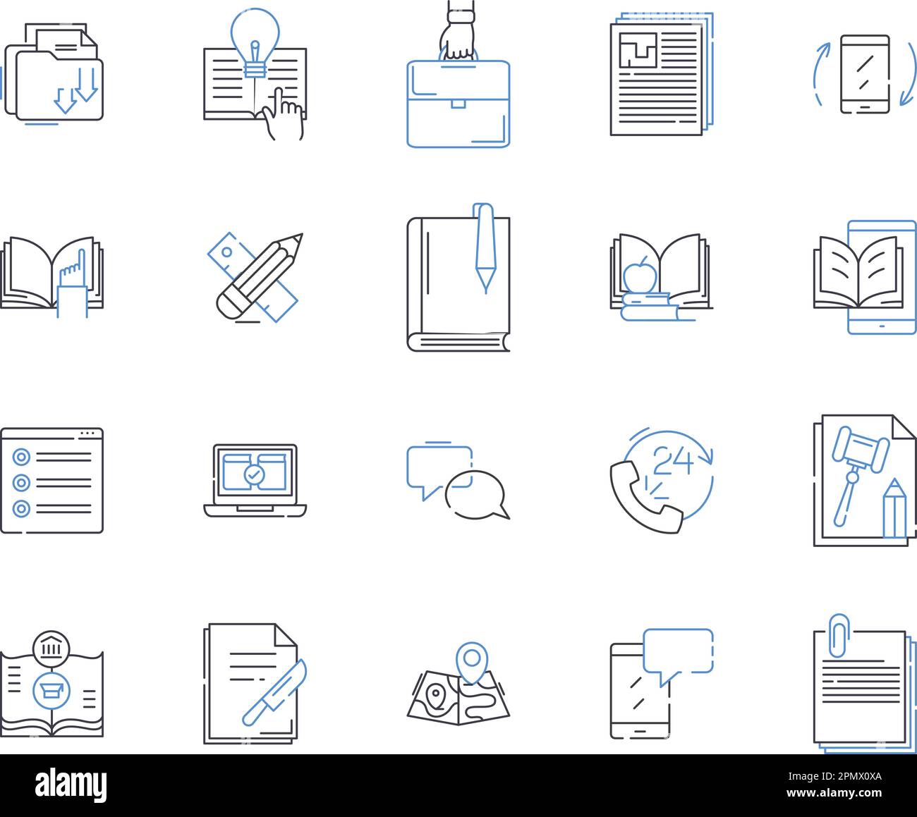 higher education outline icons collection. Universities, Colleges ...