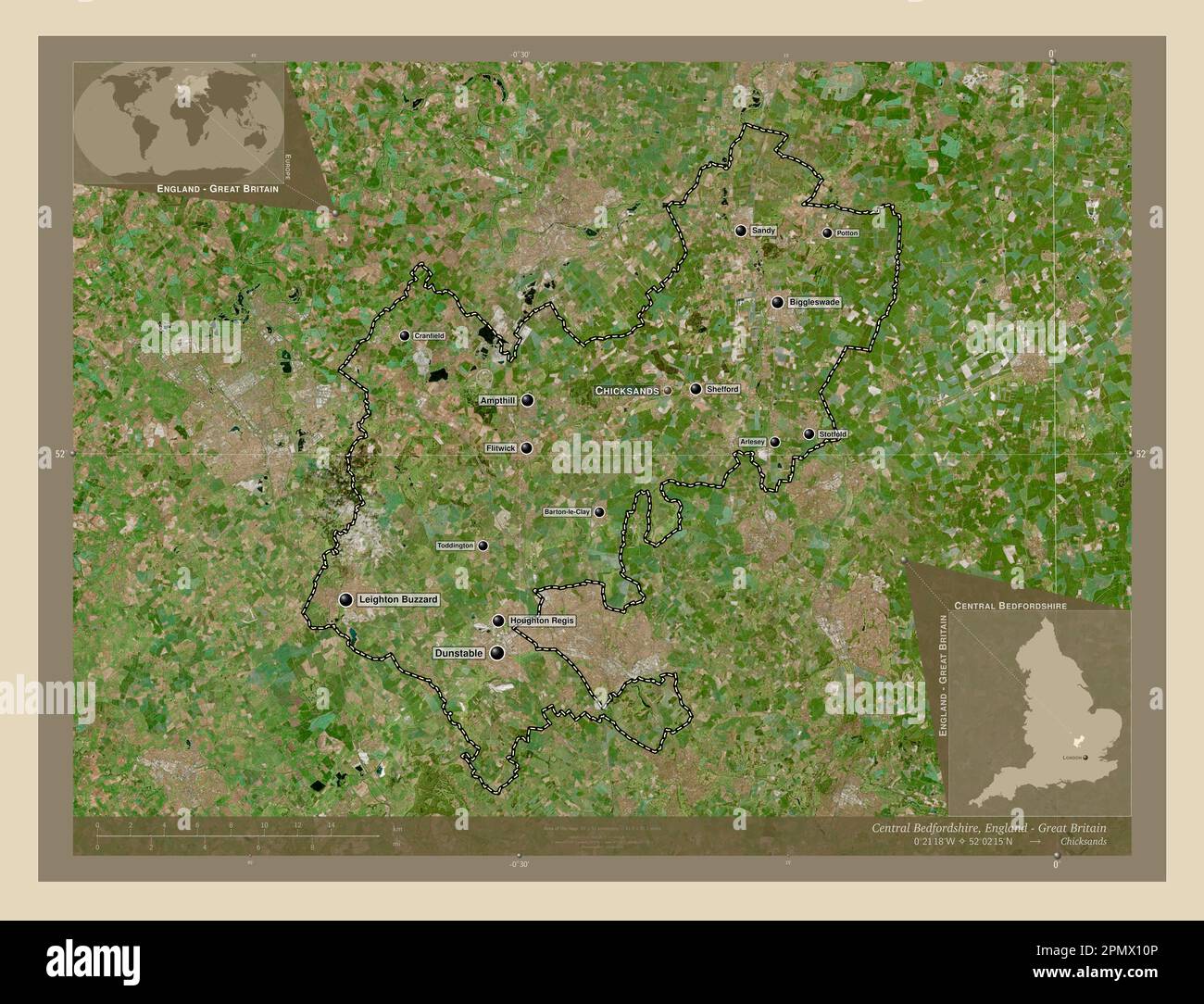 Central Bedfordshire, administrative county of England - Great Britain ...