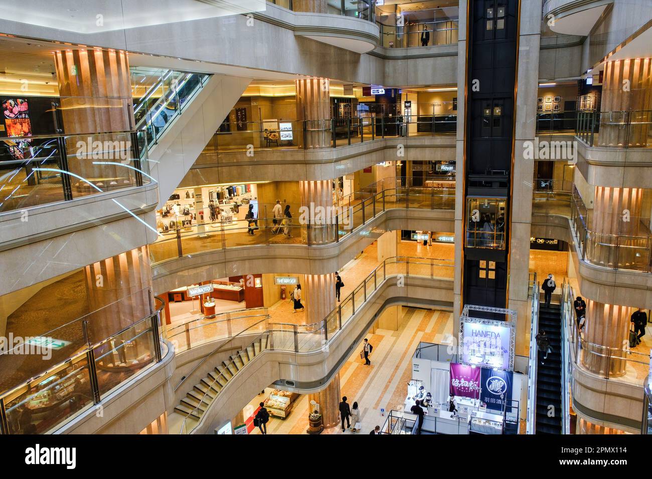 Tokyo, Japan. 15th Apr, 2023. A shopping mall called "Market Place" is ...