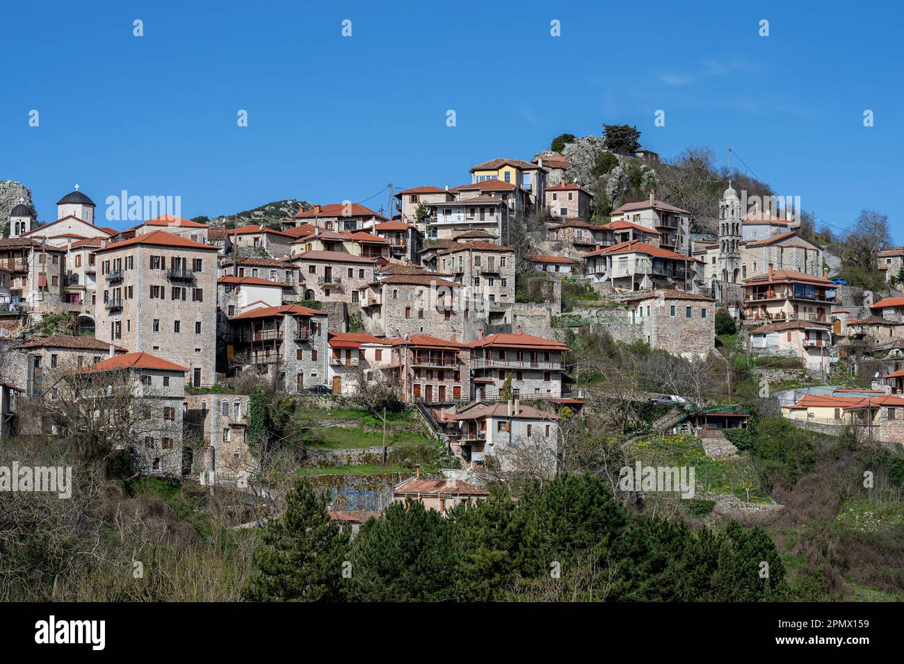 Dimitsana Village, Arcadia, Greece Stock Photo - Alamy