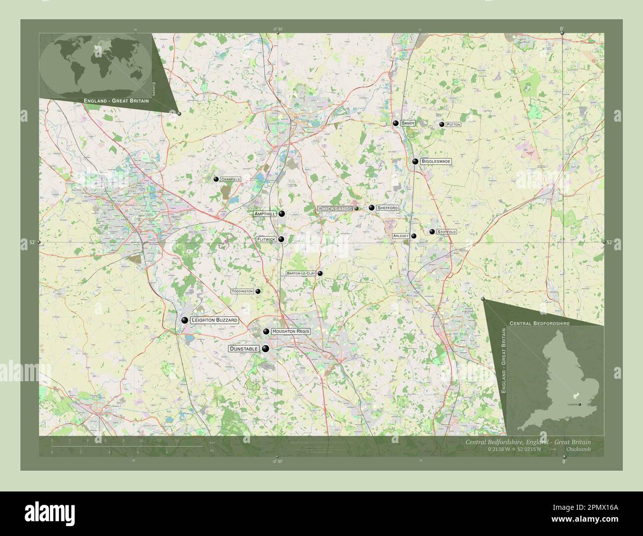 Central Bedfordshire, administrative county of England - Great Britain ...