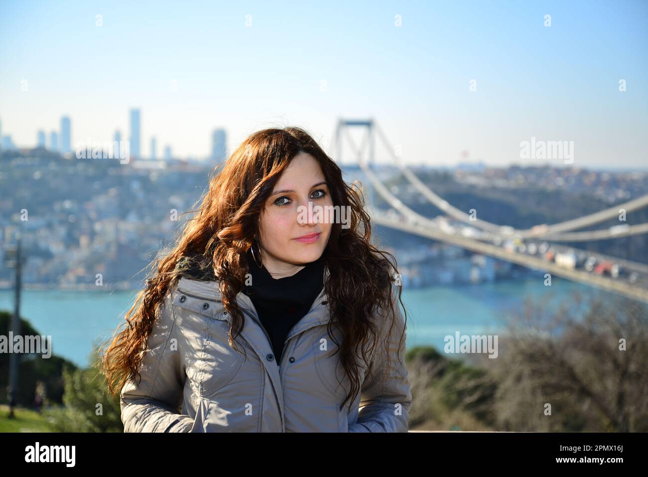 A traveling model girl traveling in Turkey Stock Photo - Alamy