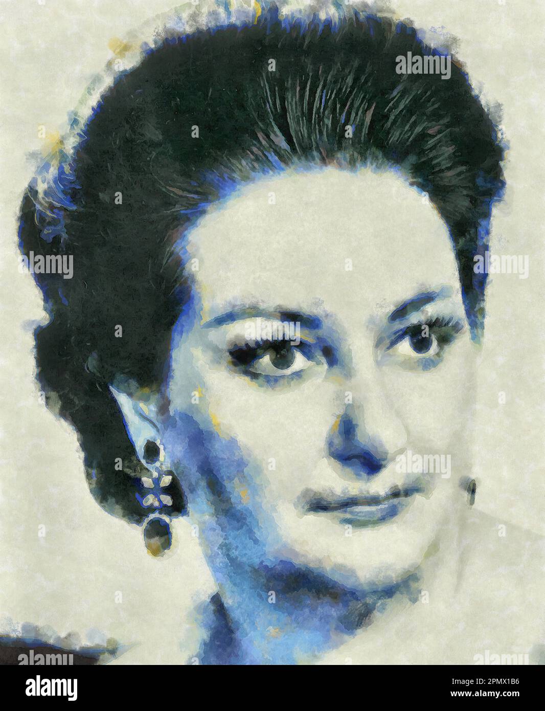 Opera singer montserrat caballe hi-res stock photography and images - Alamy