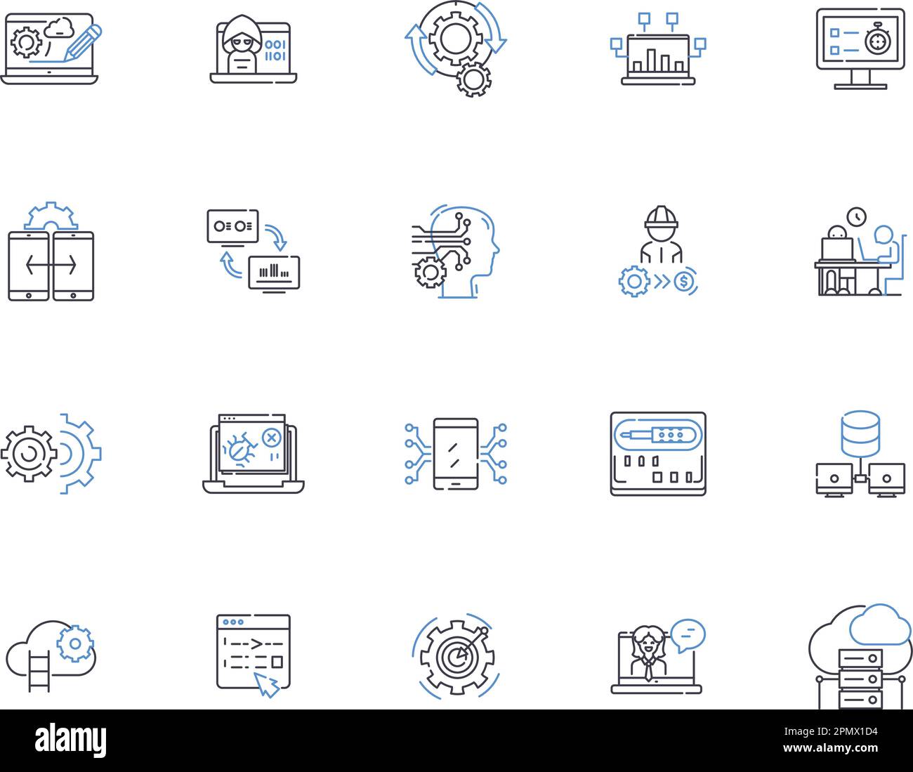 Web programming outline icons collection. Web, programming, HTML, CSS ... Web programming outline icons collection. Web, programming, HTML, CSS ...
