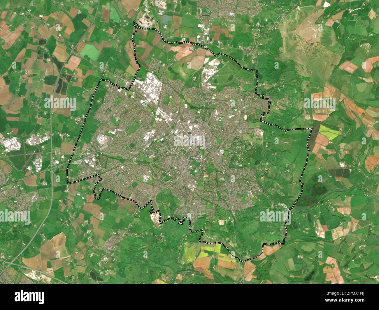Cheltenham, non metropolitan district of England - Great Britain. Low ...