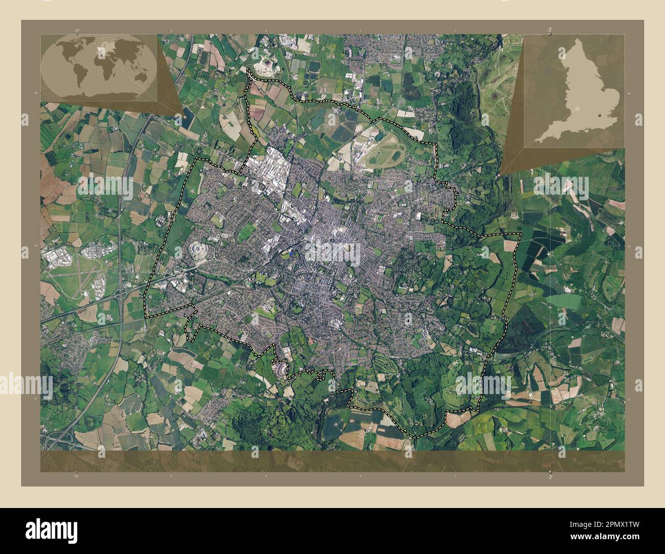 Cheltenham, non metropolitan district of England - Great Britain. High ...
