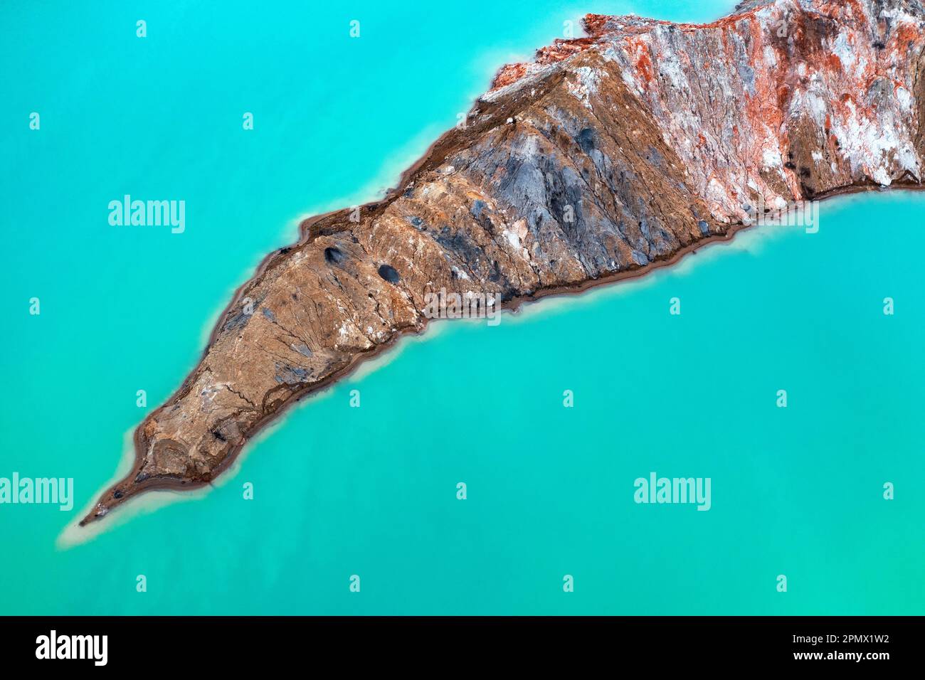 This stunning aerial shot captures the industrial beauty of a titanium ...