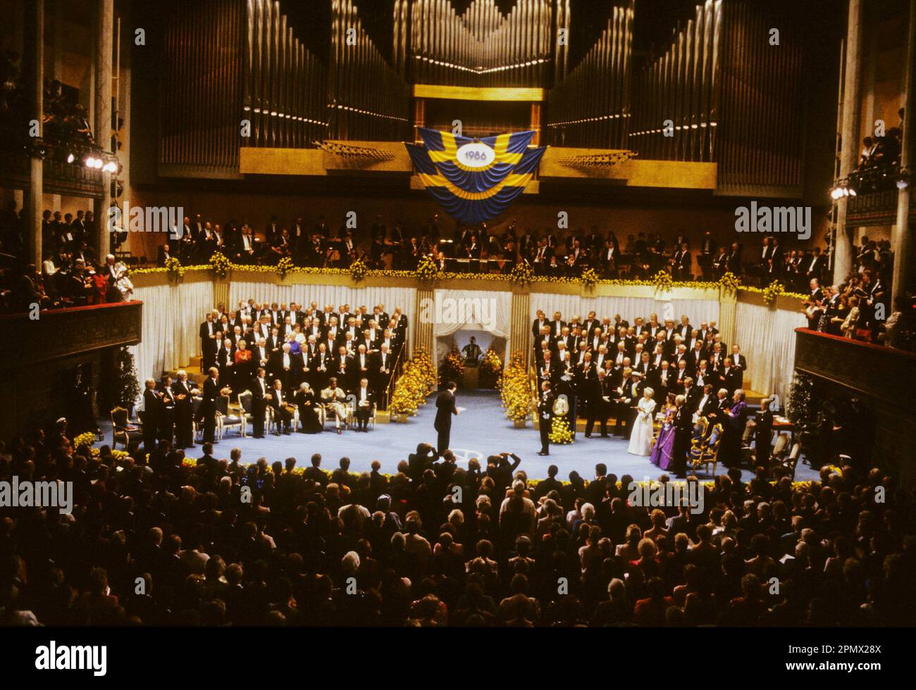 the royal couple OF SWEDEN AT THE NOBEL PRIZE AWARD IN STOCKHOLM ...
