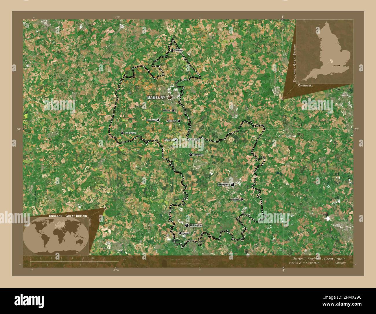 Bloxham map hi-res stock photography and images - Alamy