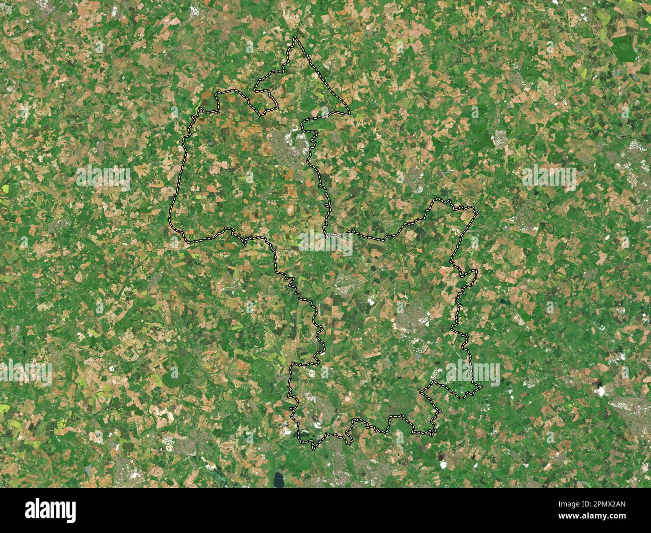 Cherwell, non metropolitan district of England - Great Britain. Low ...