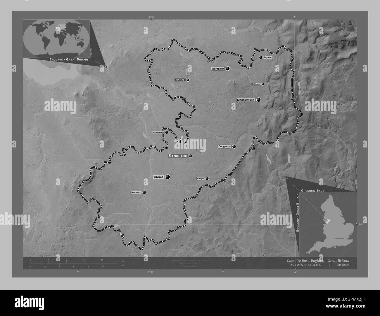 Cheshire East, administrative county of England - Great Britain ...
