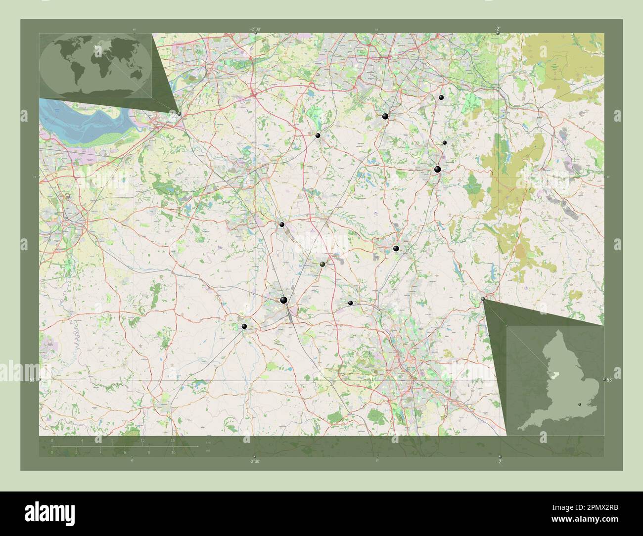 Cheshire East, administrative county of England - Great Britain. Open ...