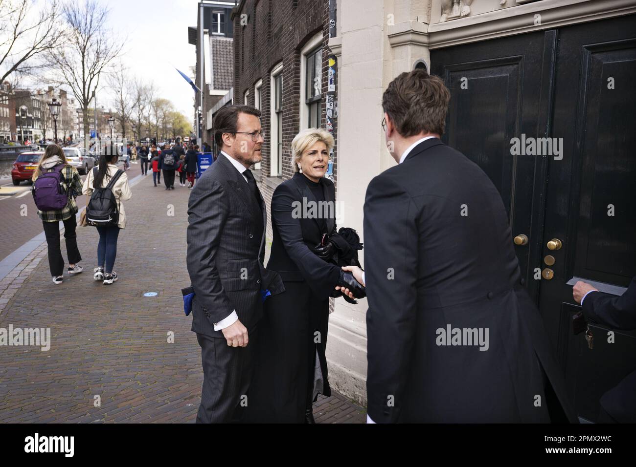 AMSTERDAM - Prince Constantijn and Princess Laurentien arrive for the ...