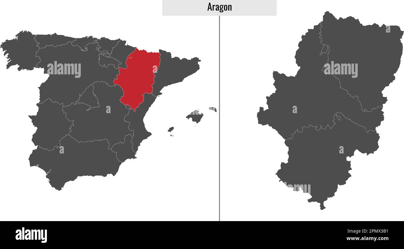Aragon Spain Map