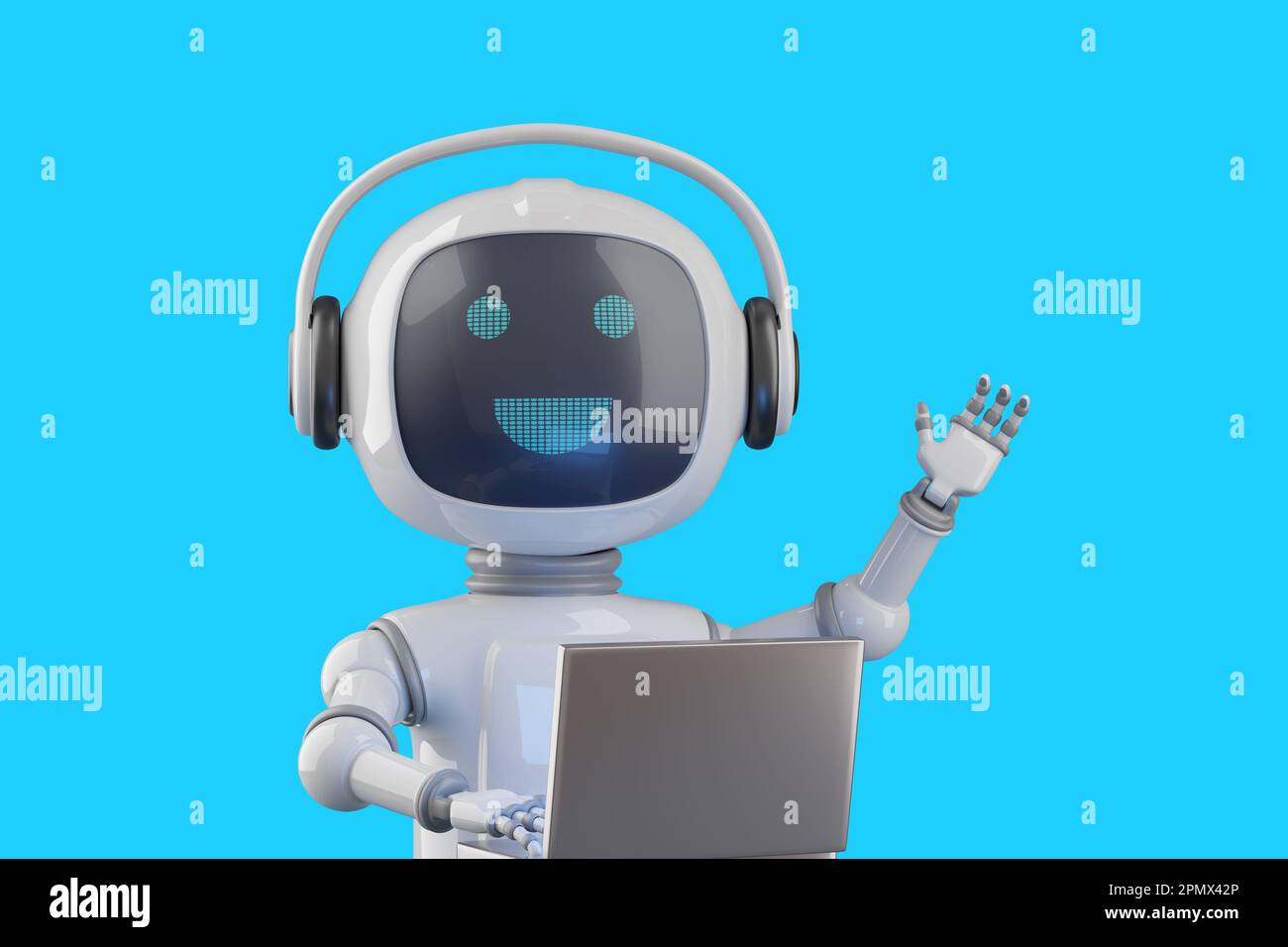 Animated Computer Waving