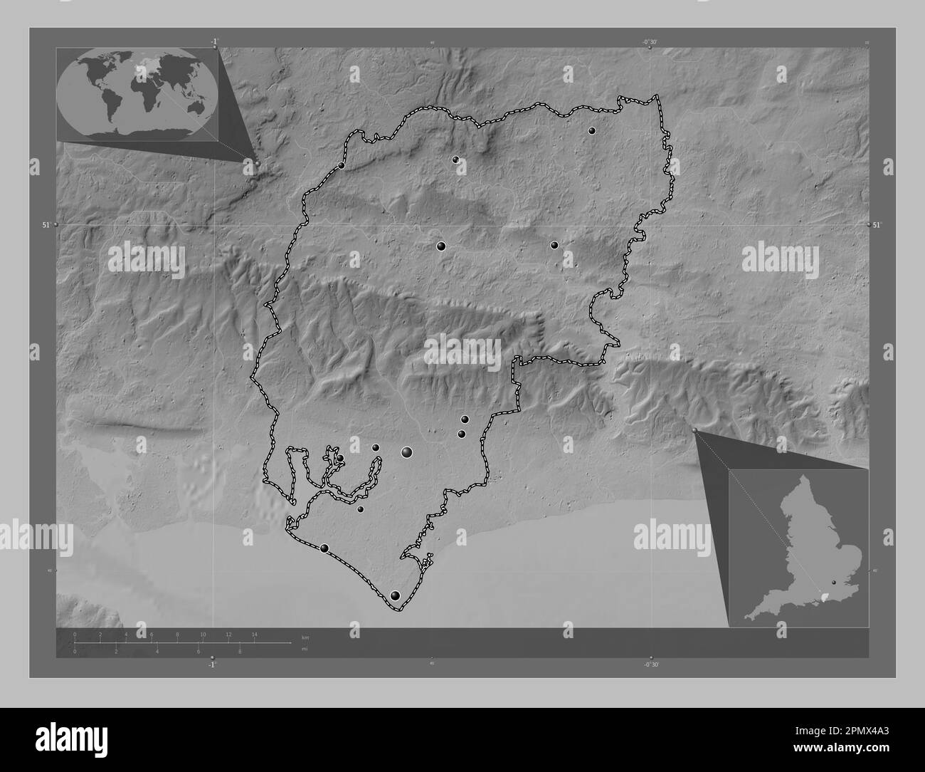 Map of midhurst hi-res stock photography and images - Alamy