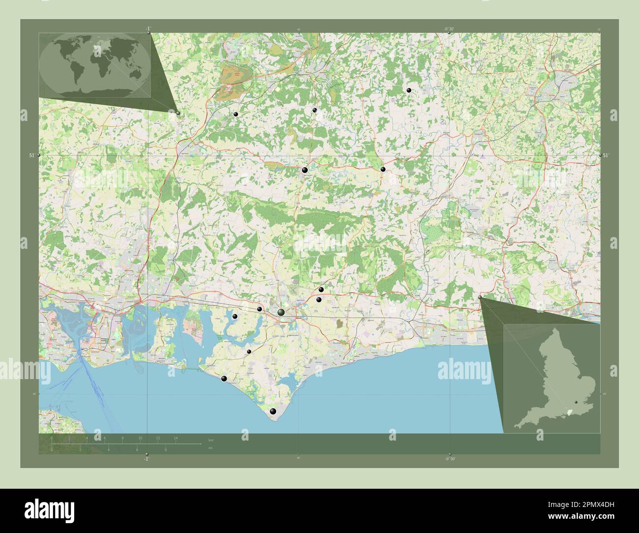 Chichester, non metropolitan district of England - Great Britain. Open ...