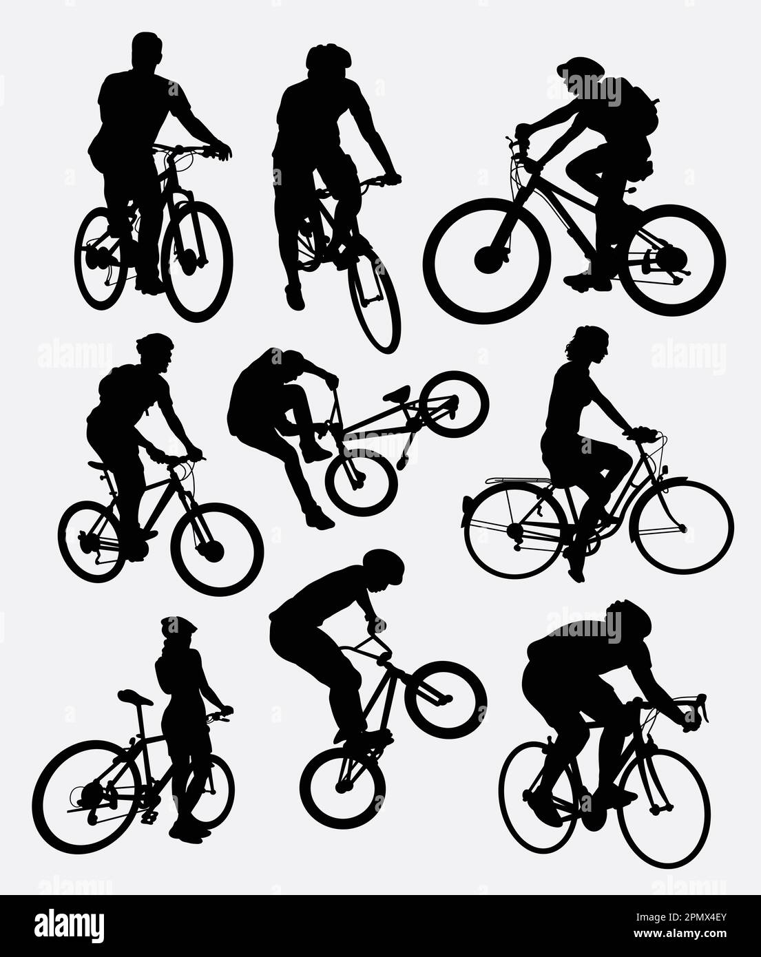 Cycling Stock Vector Images - Alamy
