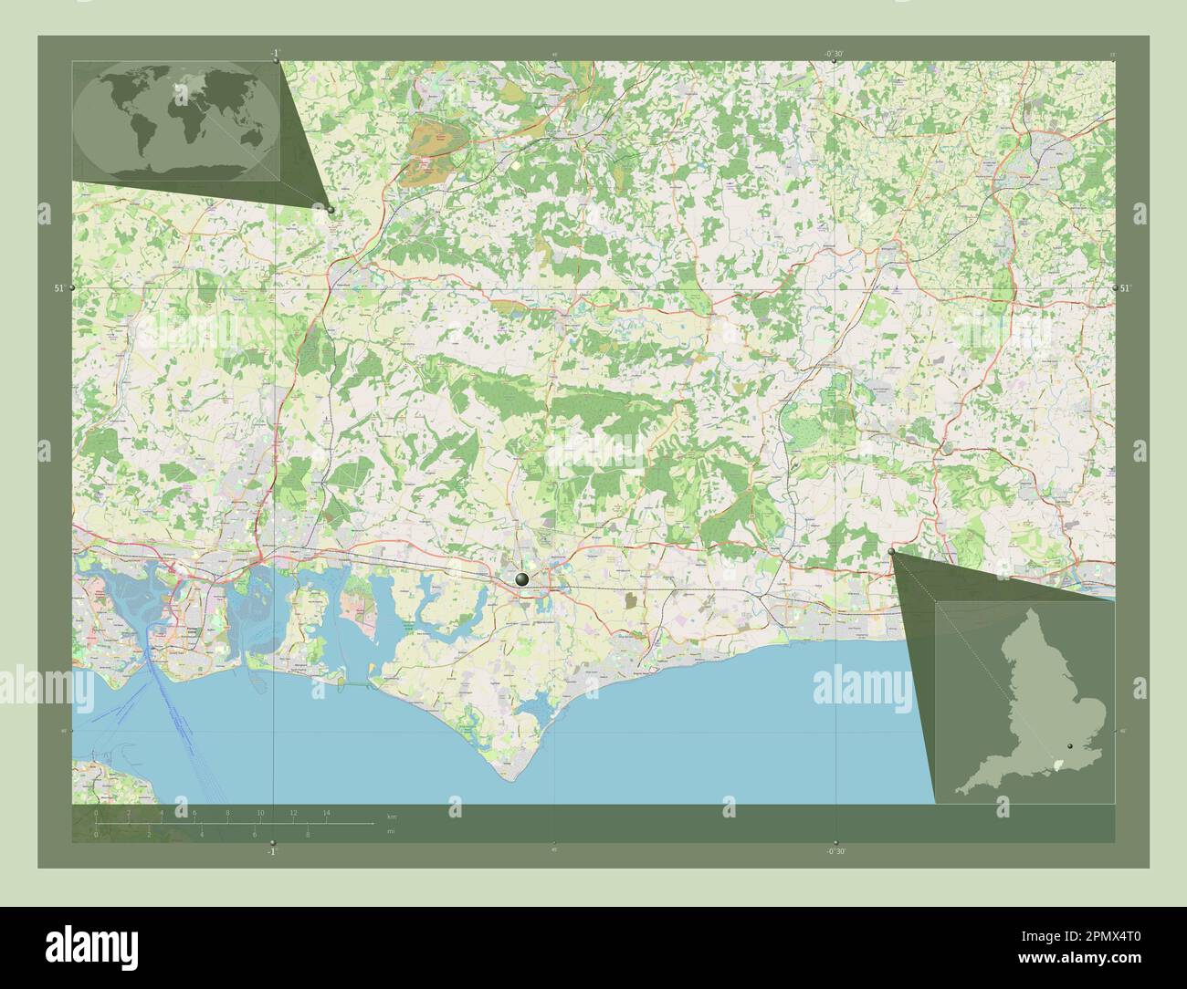 Chichester, non metropolitan district of England - Great Britain. Open ...