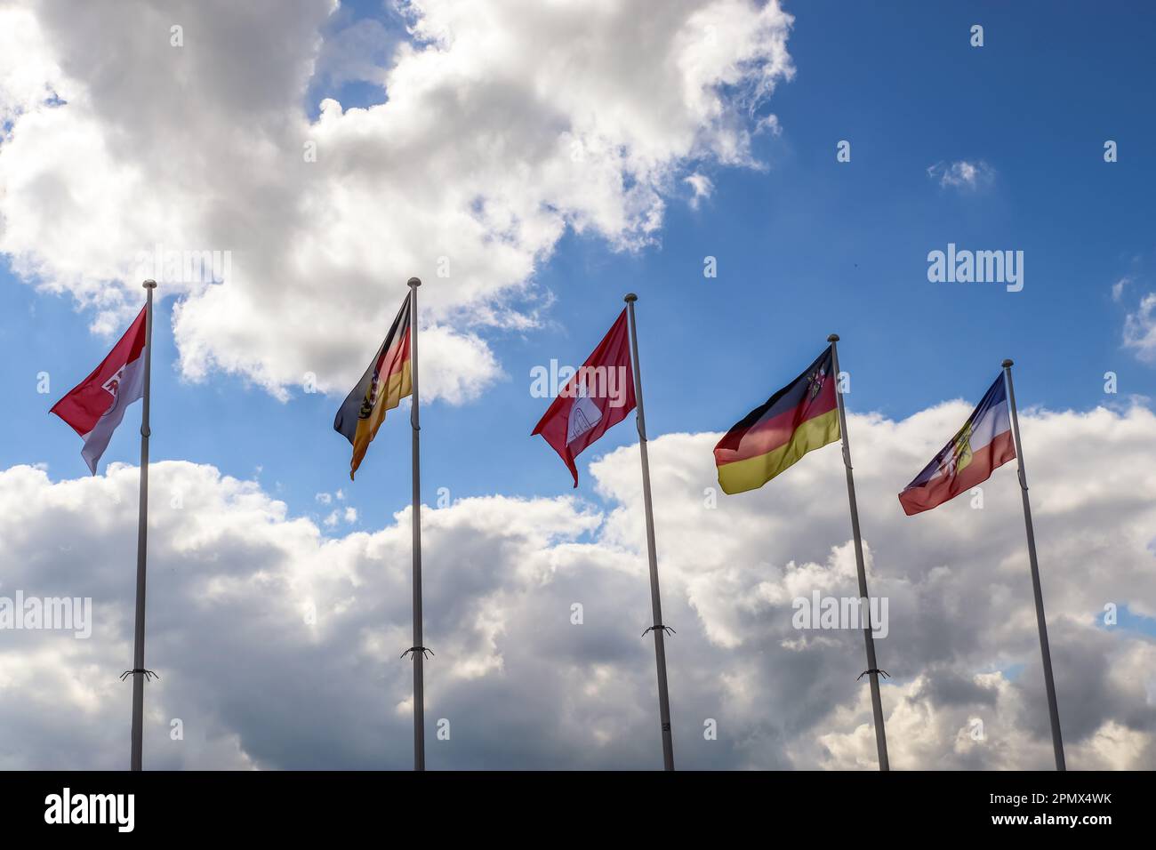 German flags in the wind baltic hi-res stock photography and images - Alamy