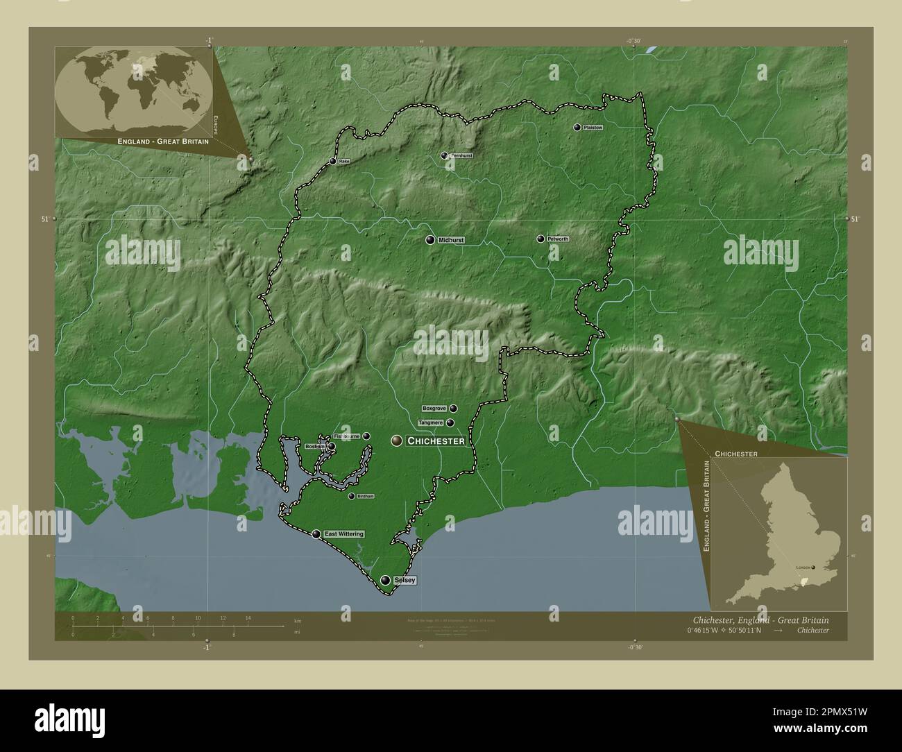 Chichester, non metropolitan district of England - Great Britain ...