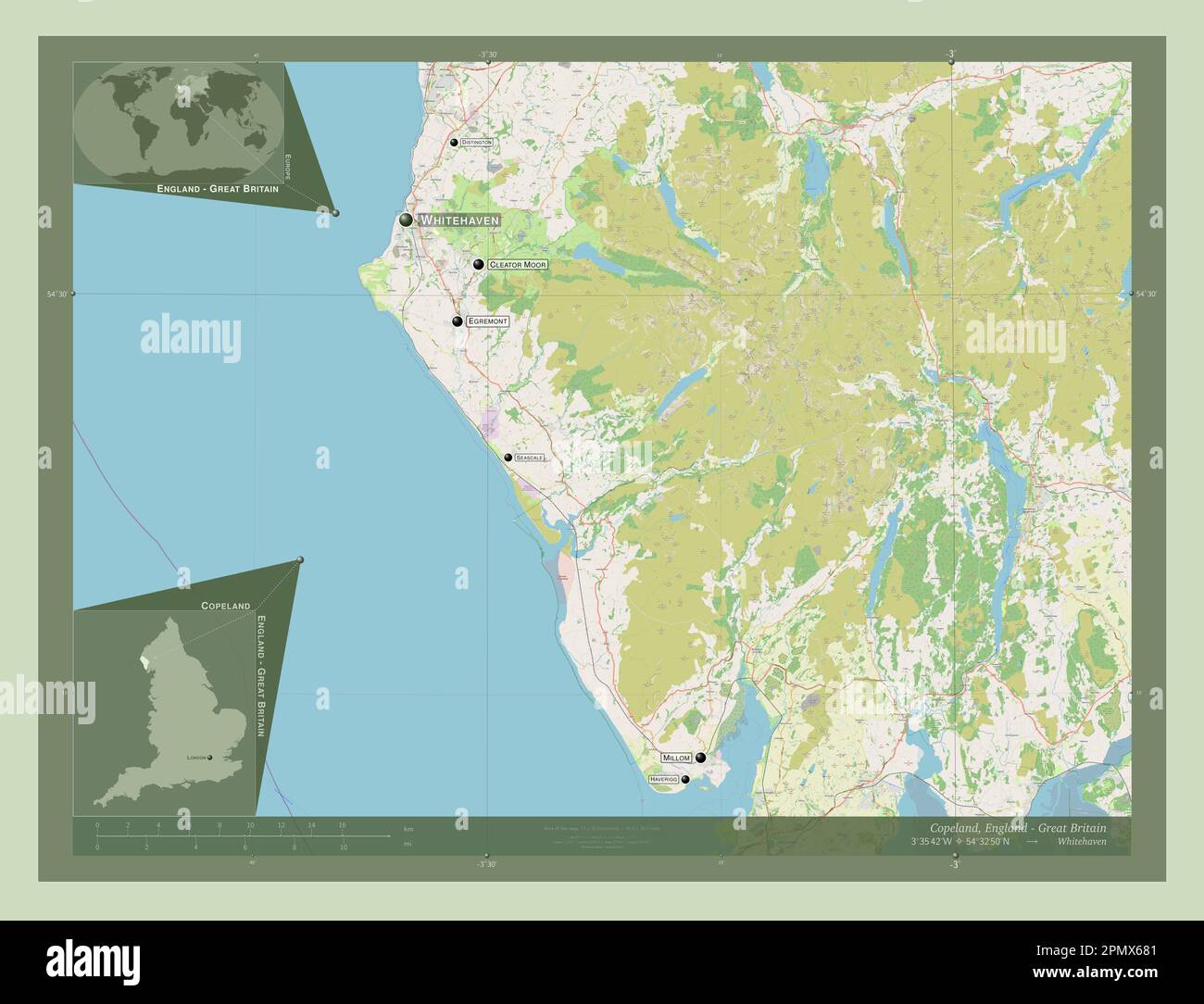 Copeland, non metropolitan district of England - Great Britain. Open ...