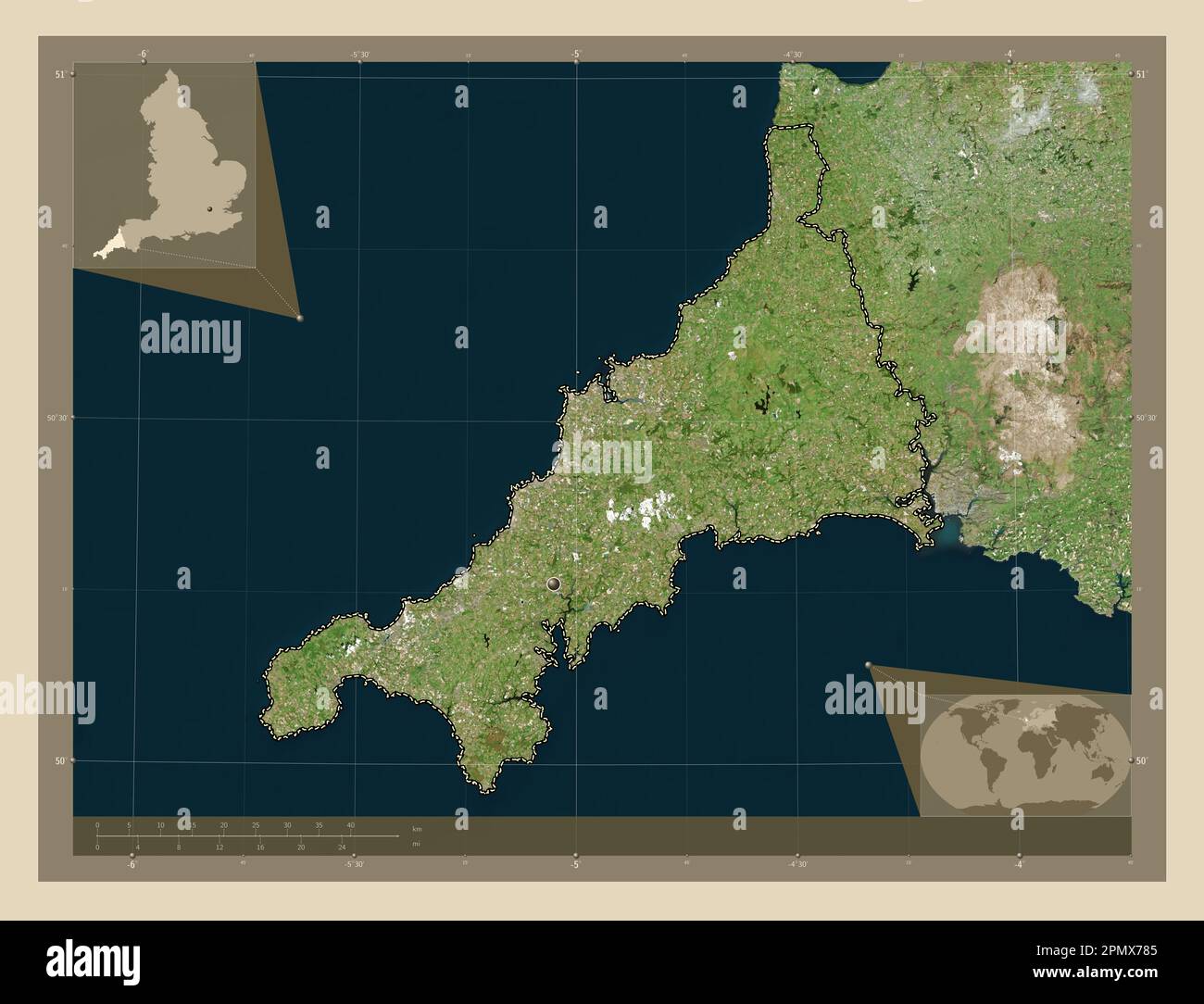 Cornwall, administrative county of England - Great Britain. High ...