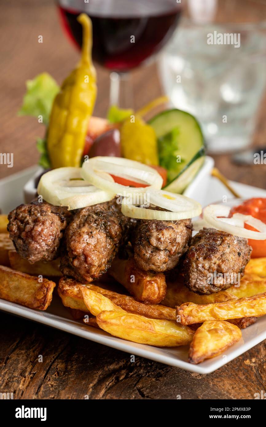 Cevapcici meal hi-res stock photography and images - Alamy