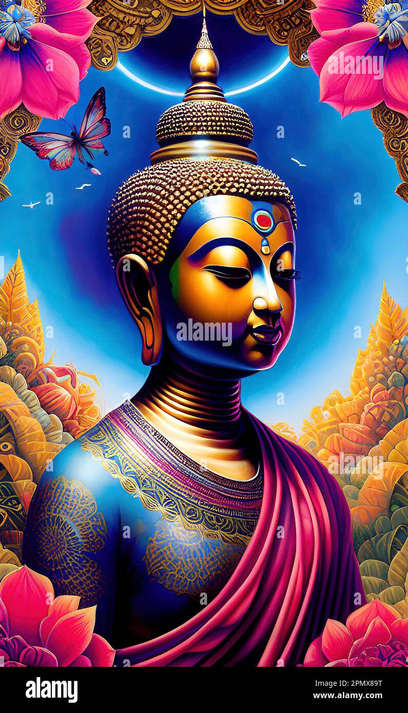 Contemporary buddha art hi-res stock photography and images - Alamy