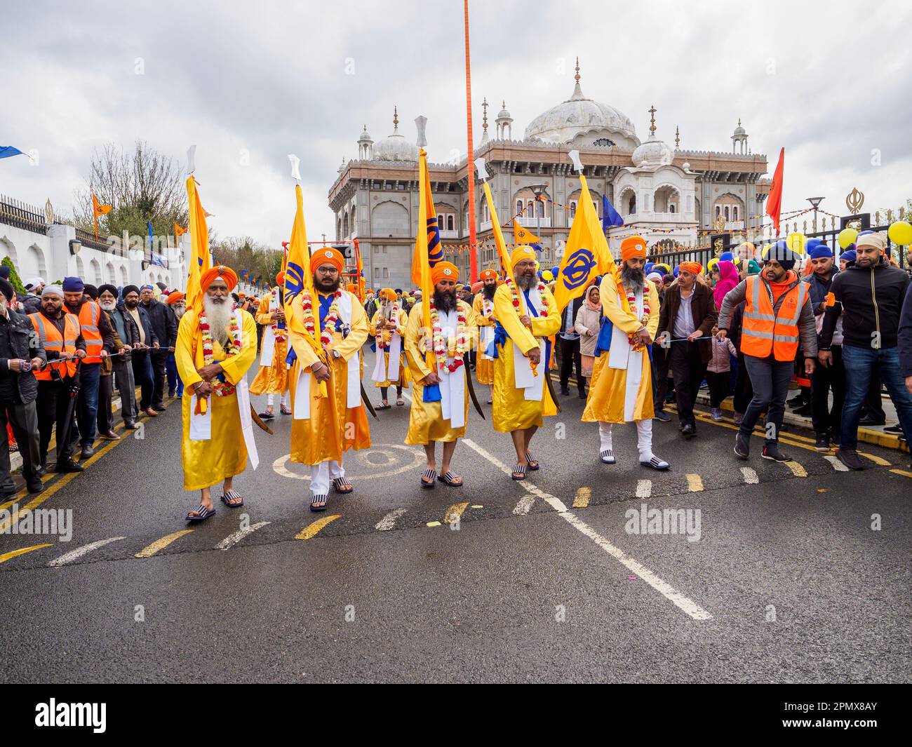 Gravesend, Kent, UK. 15th Apr, 2023. Vaisakhi is a harvest festival for people of northern India ...