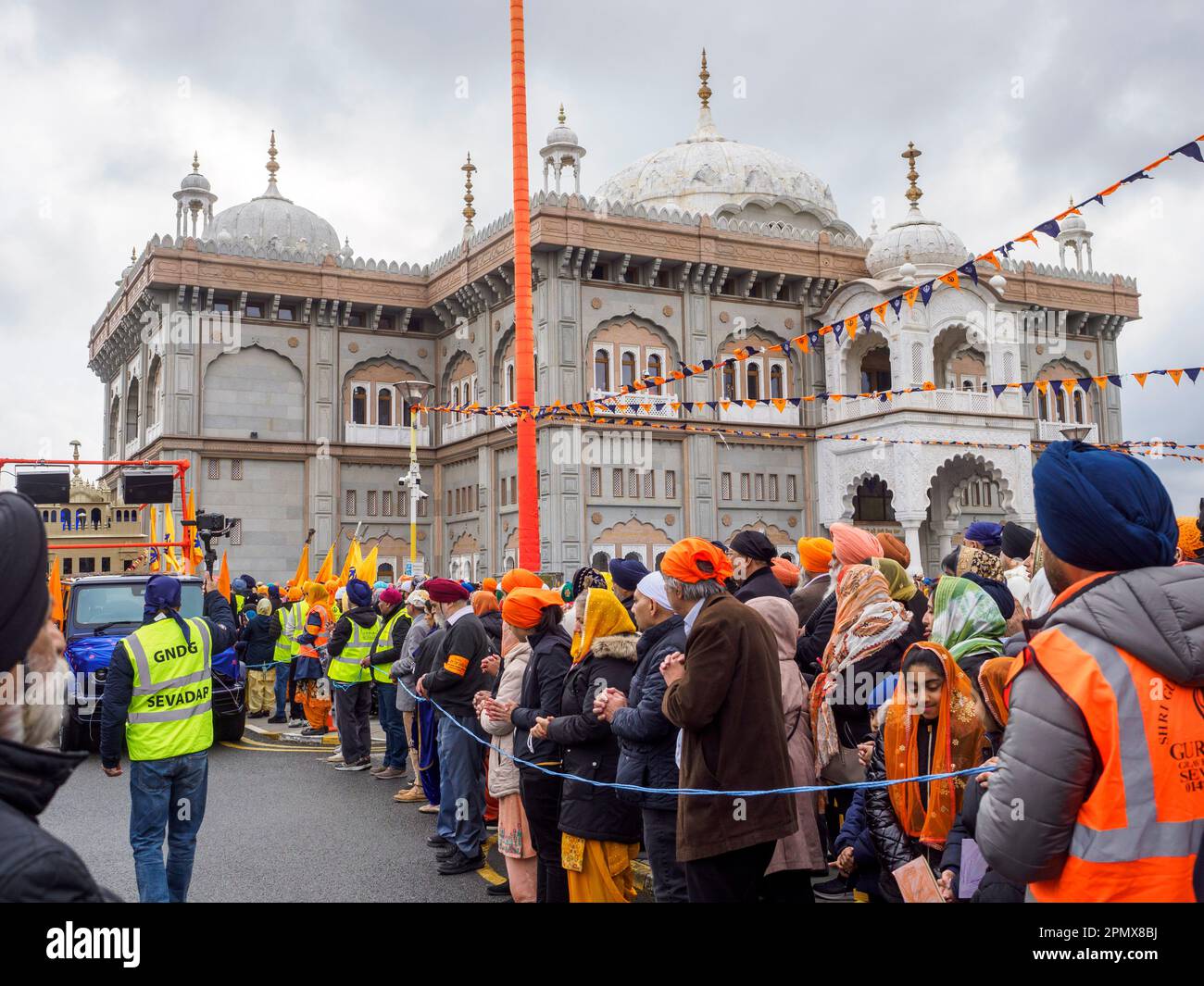 Gravesend, Kent, UK. 15th Apr, 2023. Vaisakhi is a harvest festival for people of northern India ...