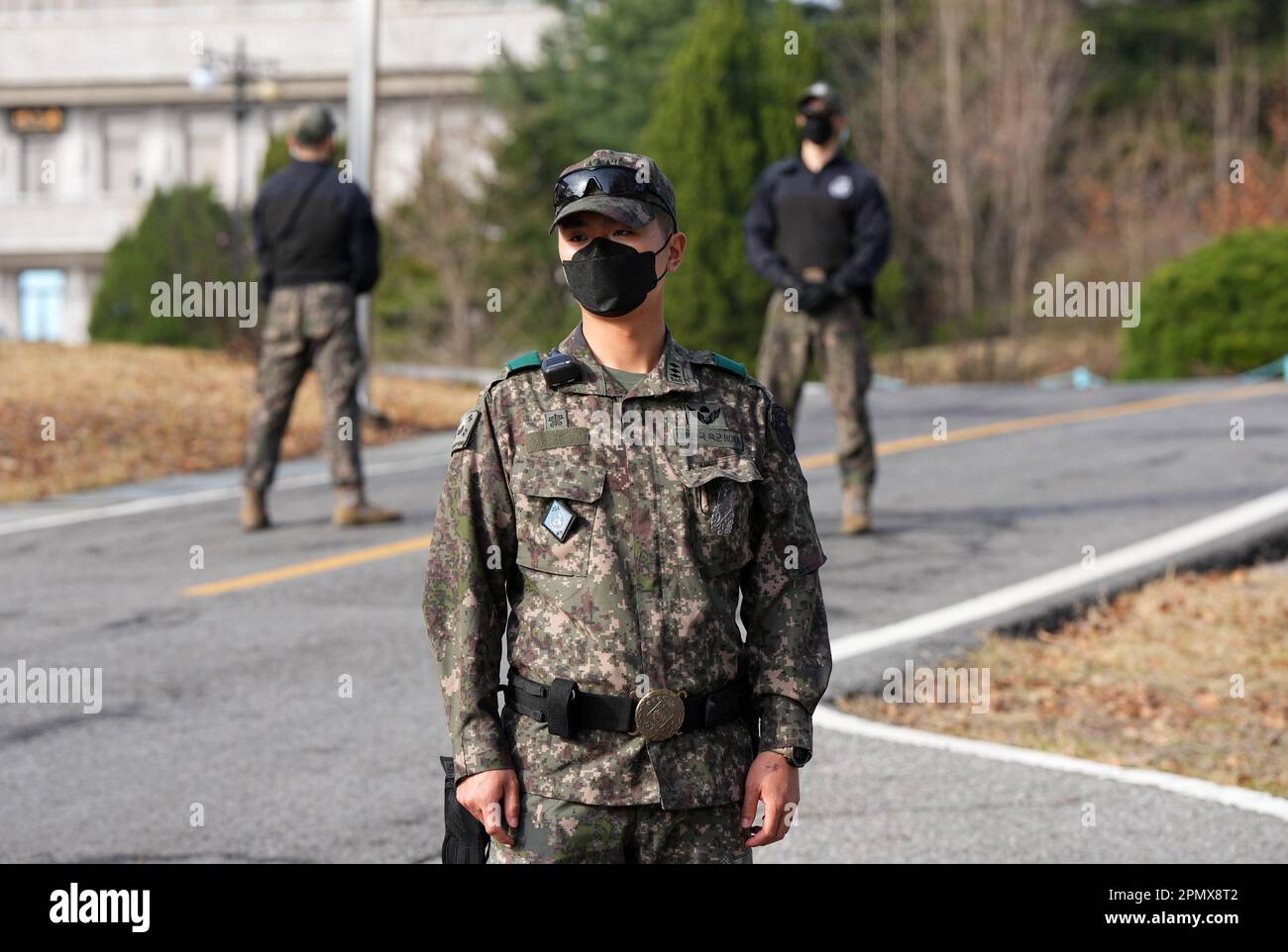 Joint Security Area, South Korea. 15th Apr, 2023. US Army soldiers ...