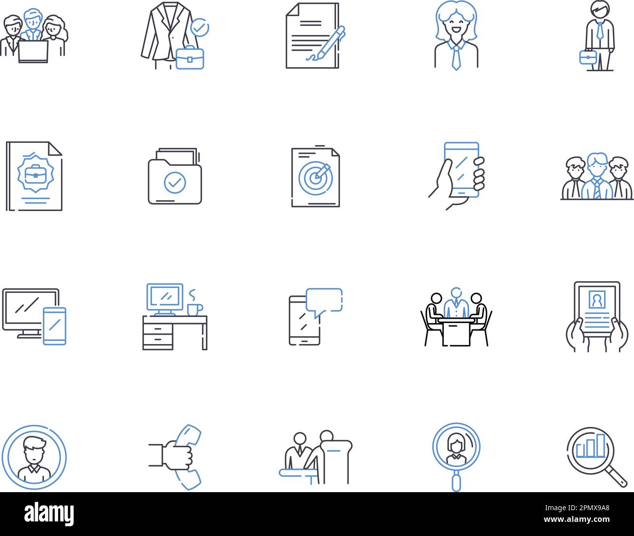 Hr manager outline icons collection. HR, Manager, Human, Resources ...