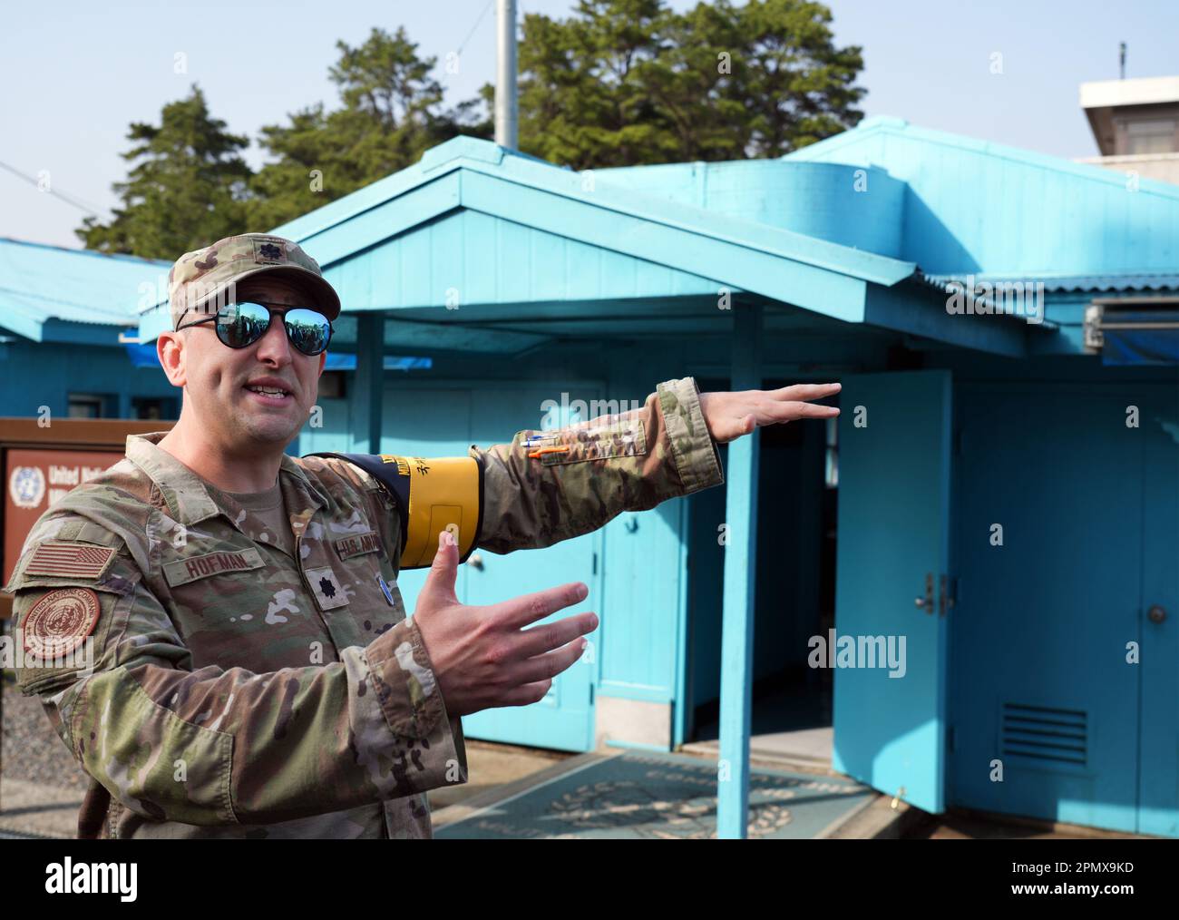 Joint Security Area, South Korea. 15th Apr, 2023. Lieutenant Colonel ...