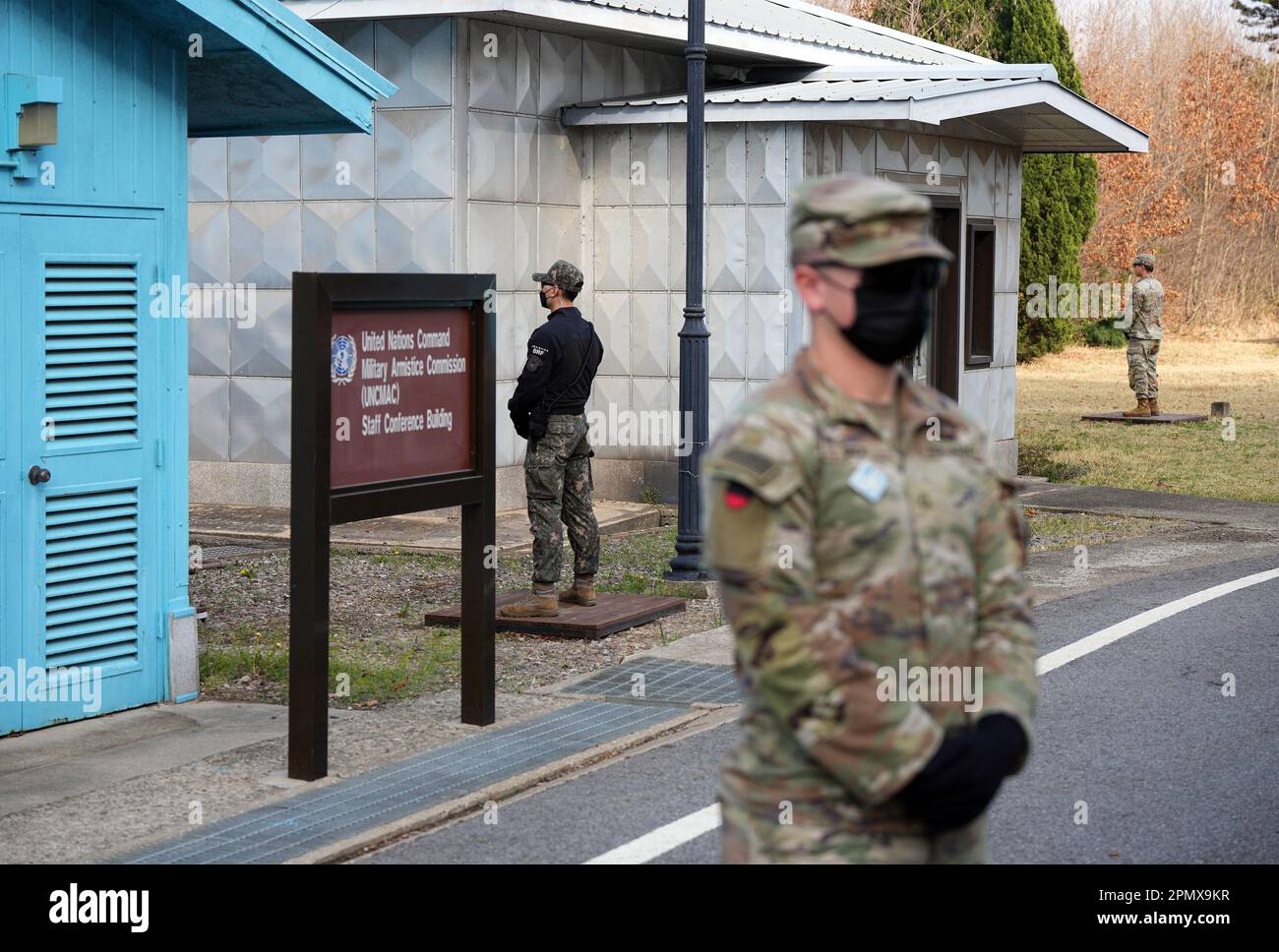 Joint Security Area, South Korea. 15th Apr, 2023. US Army soldiers ...