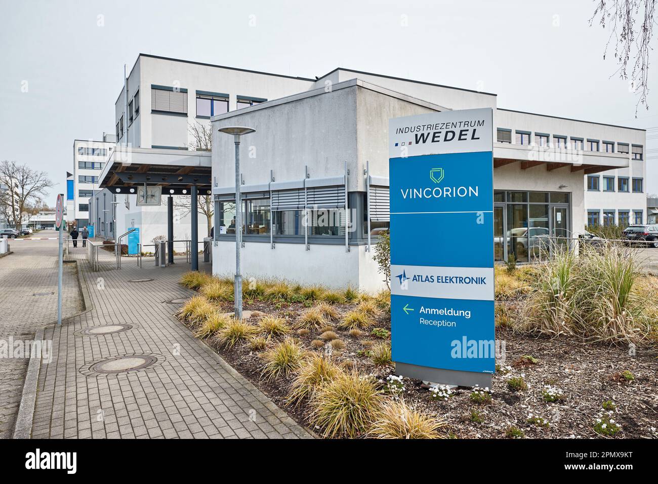 Wedel, Germany. 14th Apr, 2023. View of the entrance area of the ...
