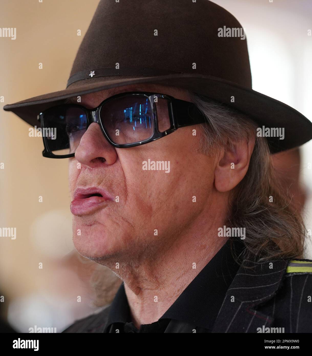 Hamburg, Germany. 13th Apr, 2023. Singer and musician Udo Lindenberg ...