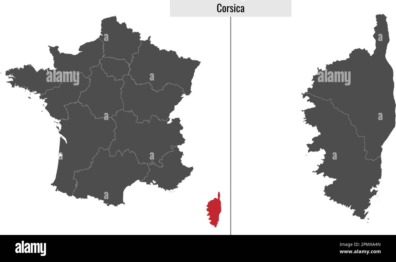 Corsica France Map