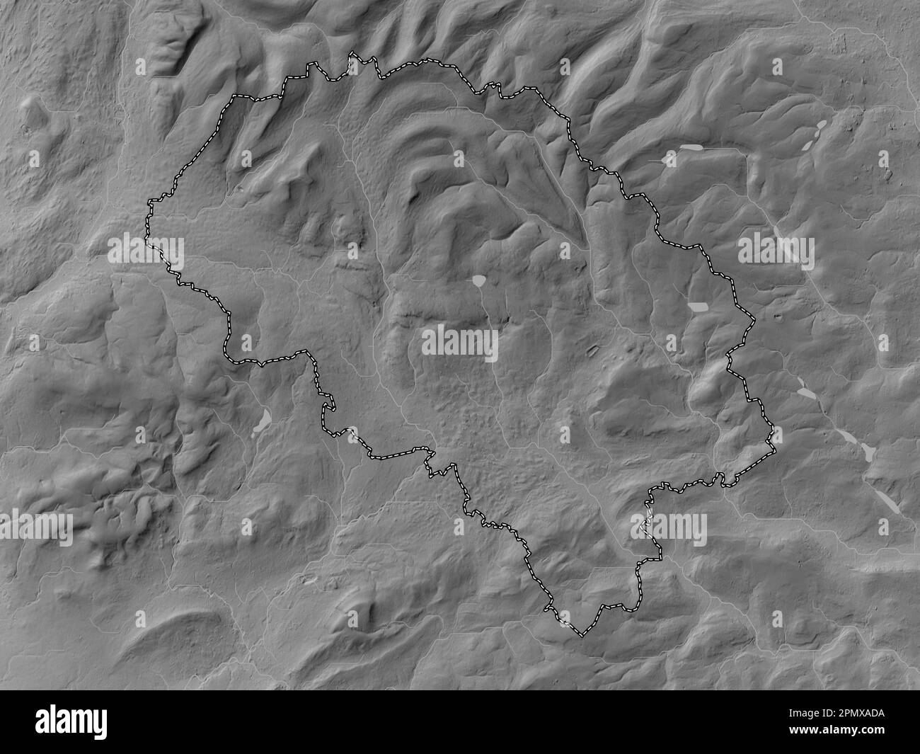 Craven, non metropolitan district of England - Great Britain. Grayscale ...