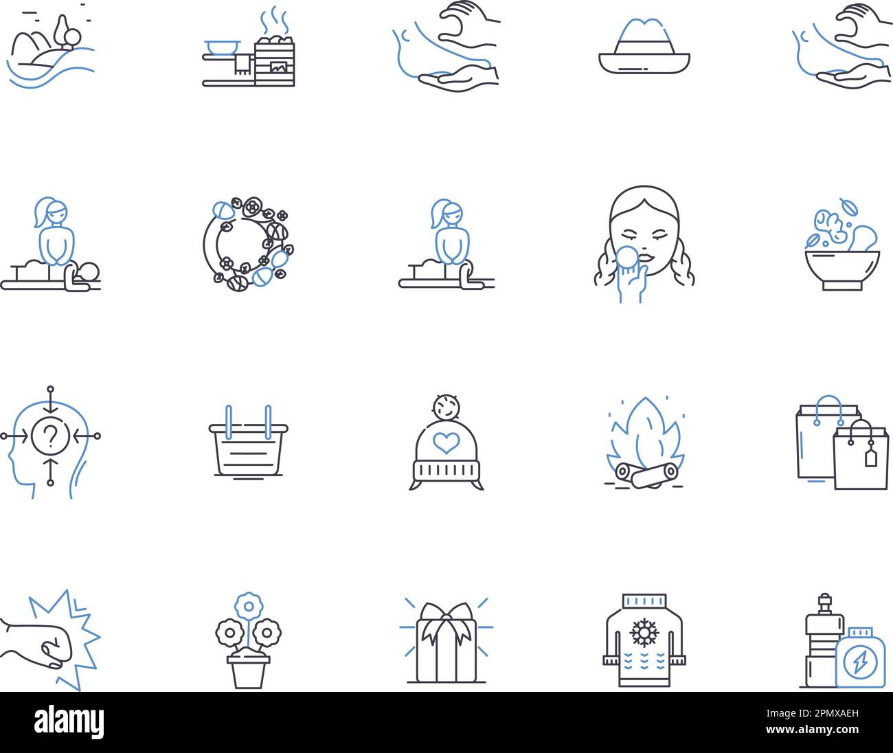 Beauty makeup outline icons collection. Beauty, Makeup, Cosmetics ...