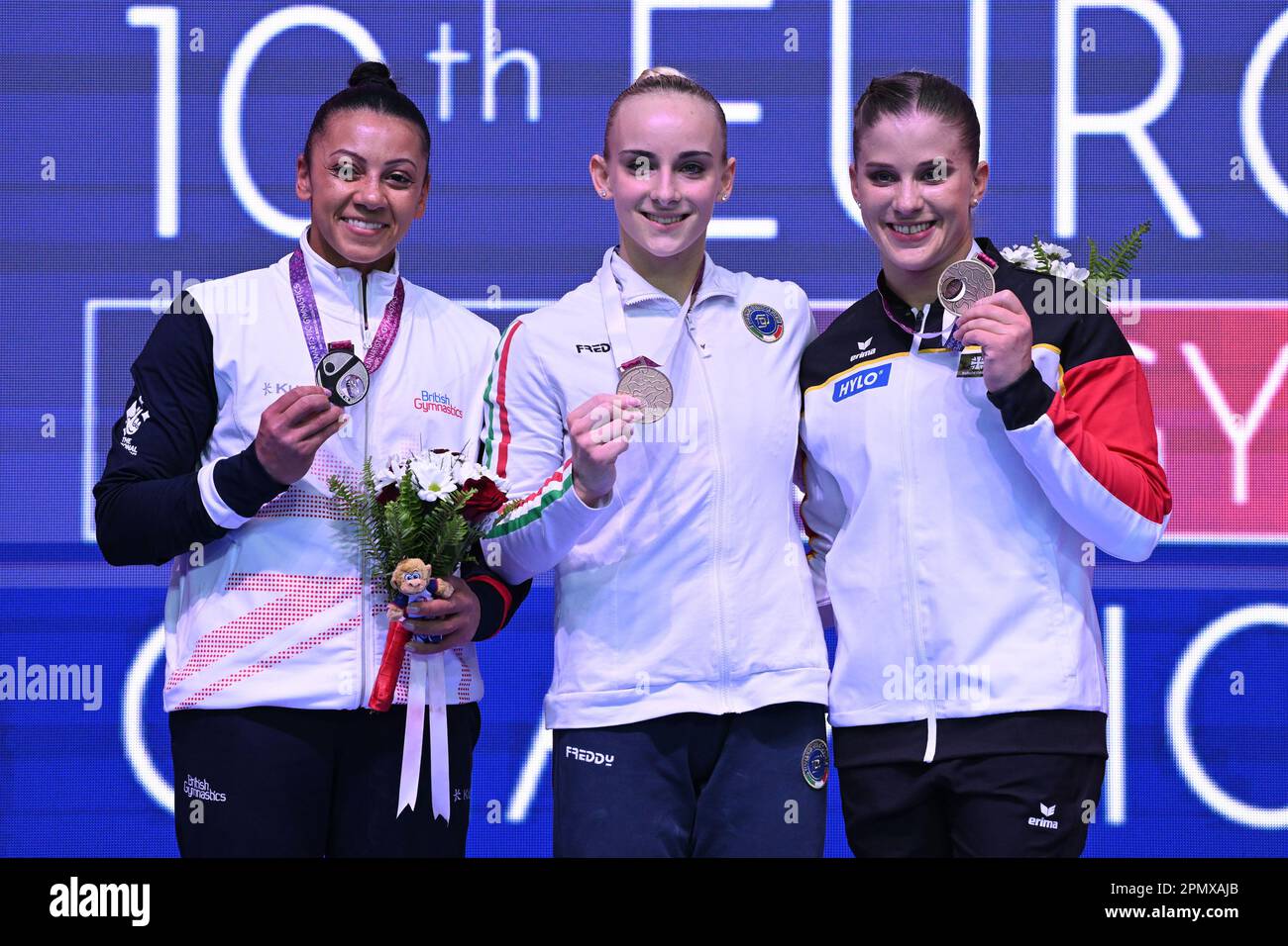 Antalya, Turkey. 15th Apr, 2023. Uneven bars: Gold Alice D'Amato (ITA ...