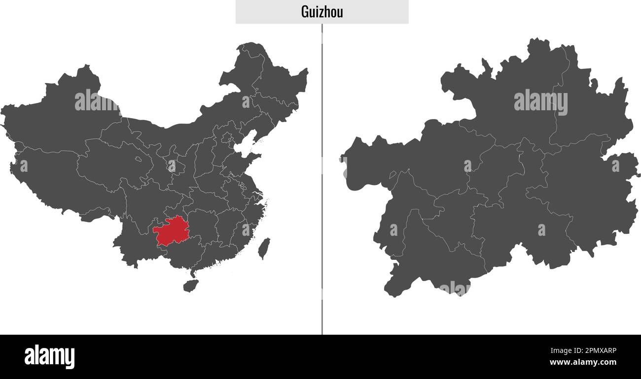 Guizhou China Map