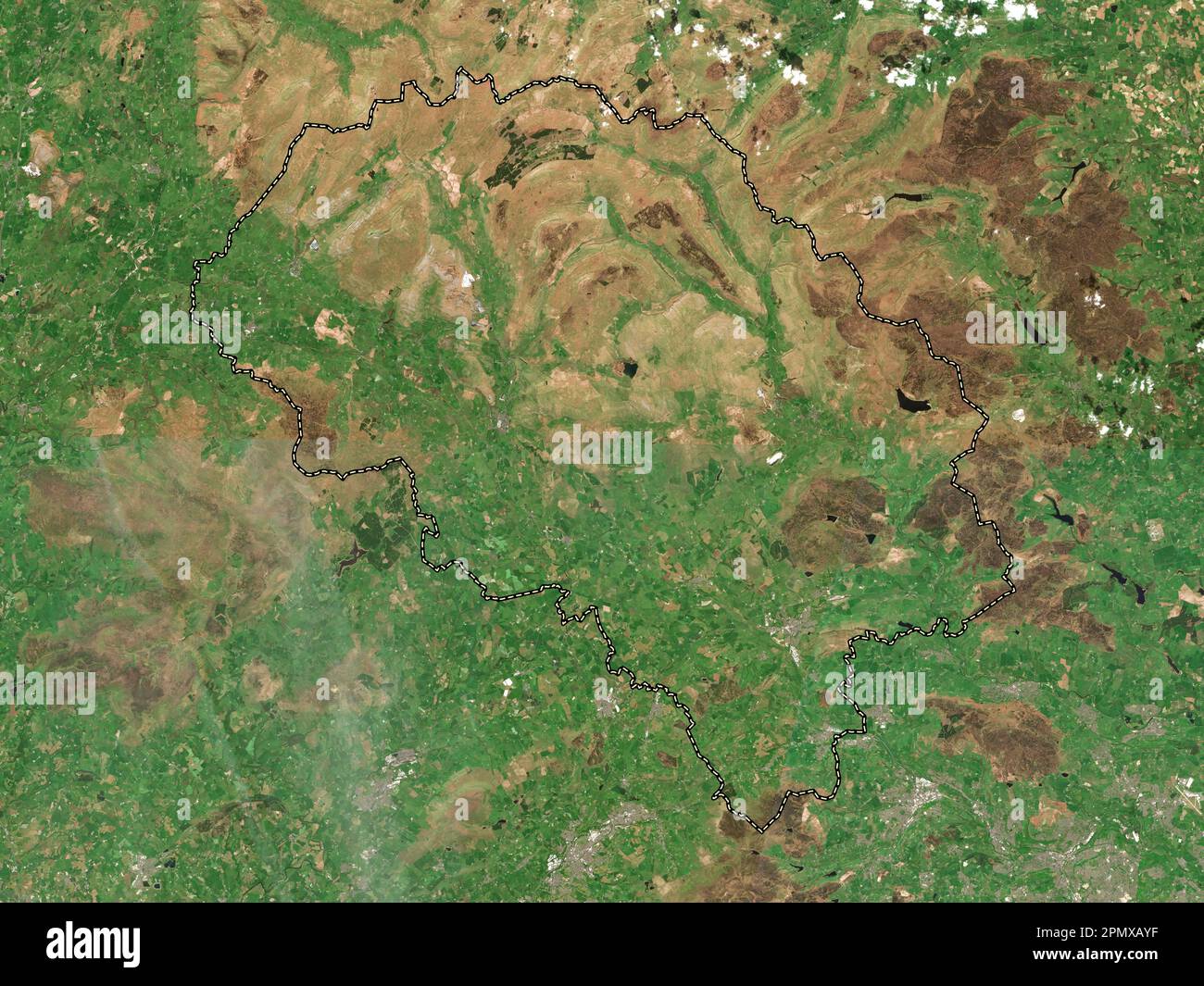 Craven, non metropolitan district of England - Great Britain. Low ...