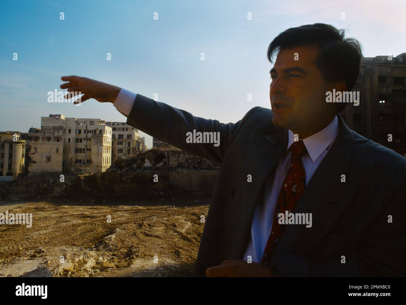 Beirut Lebanon Solidere Construction Manager At site Pointing and ...
