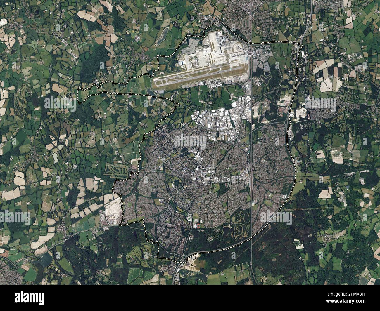 Crawley, non metropolitan district of England - Great Britain. High ...