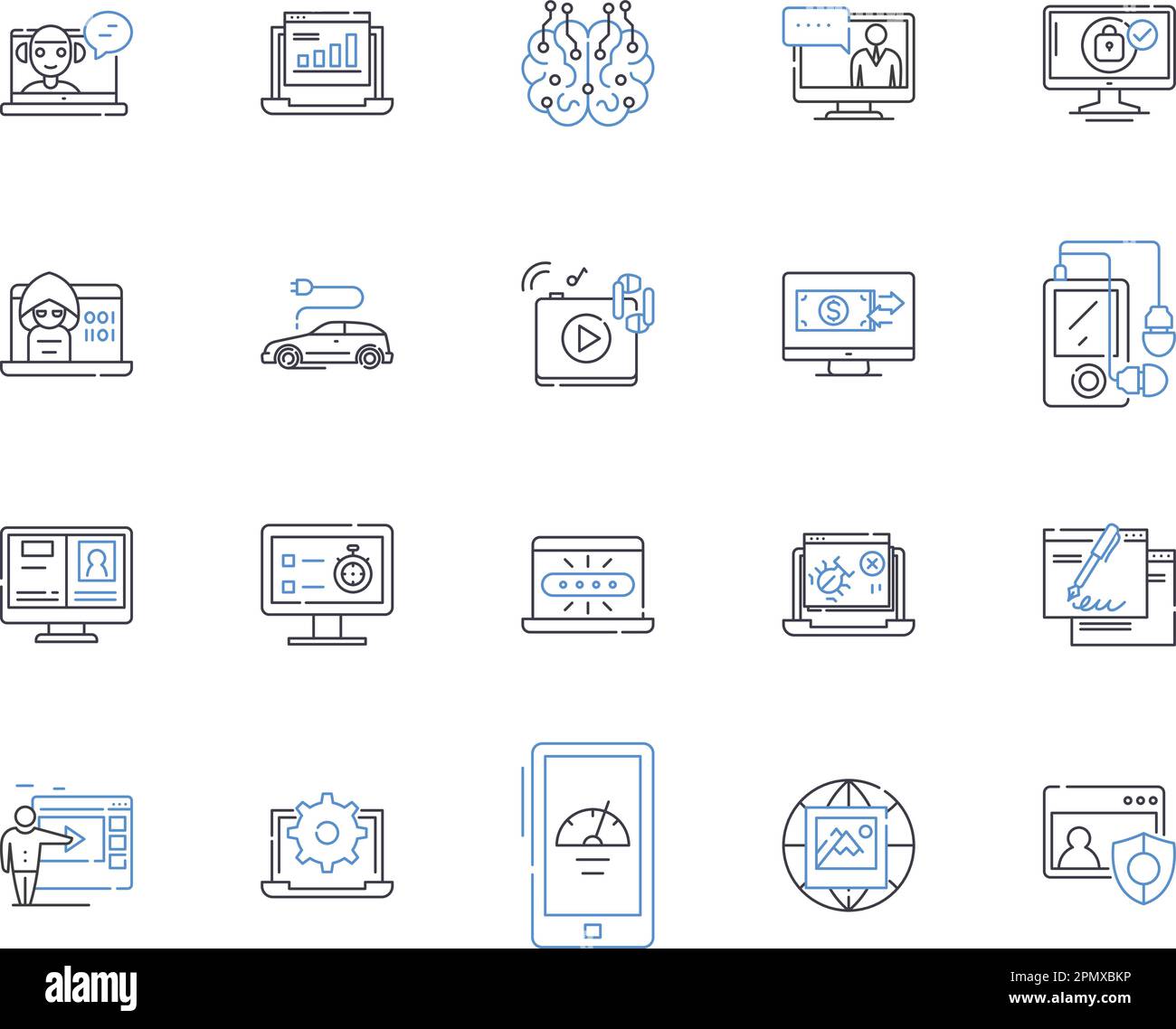 Monitors networking Stock Vector Images - Alamy